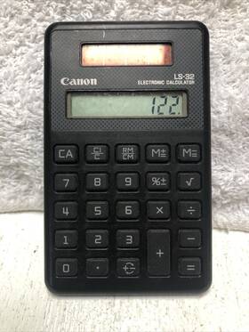 LS-32 CANON Solar Calculator Wallet