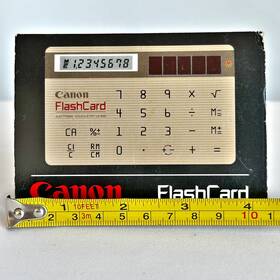 LS-902 CANON Flashcard Calculator Box
