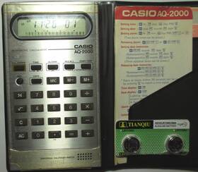 AQ-2000 CASIO Calendar Watch Calculator Batteries