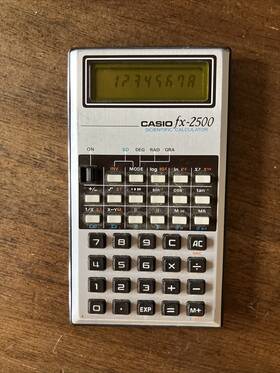 FX-2500 CASIO Scientific Calculator Batteries