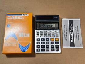 FX-650 CASIO Lux Solar Scientific Calculator Box