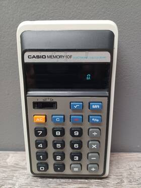 MEMORY-10F CASIO Calculator