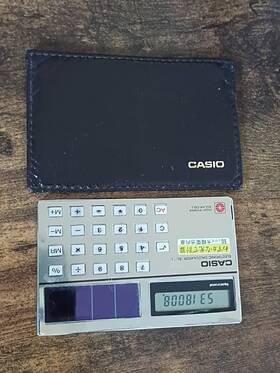 SL-71 CASIO Calculator Card Solar Cell