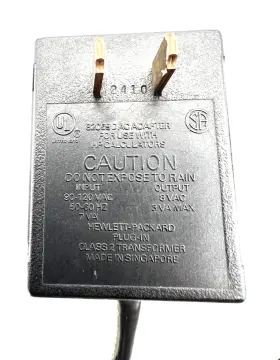 82059D HP Hewlett Packard Ac Adapter Calculators Transformer