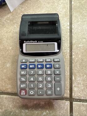EC-3033 RADIOSHACK Radio Desktop Display Printer Calculator