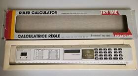 RC-124 TECHNICO Ford Team Solar Calculator Ruler Clock