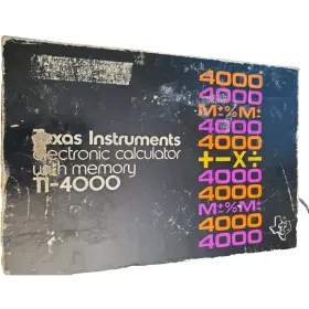 TI-4000 TEXAS INSTRUMENTS Calculator Box Great