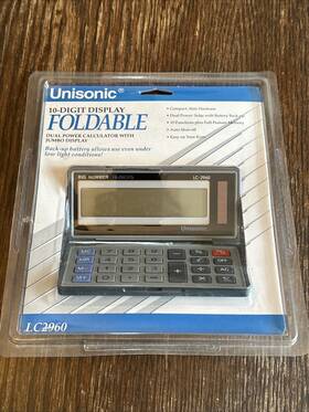 LC2960 UNISONIC Calculator Solar Display