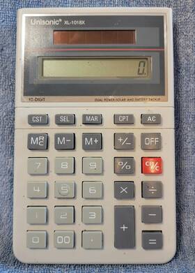 XL-1018X UNISONIC Dual Power Solar Battery Backup Calculator