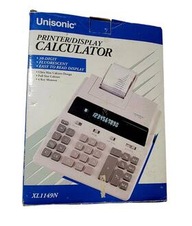 XL1149N UNISONIC Calculator Printer Display Key Memory